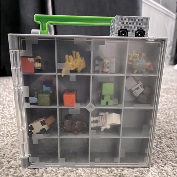 Toys | Minecraft Minifigures And Carrying Case | Poshmark